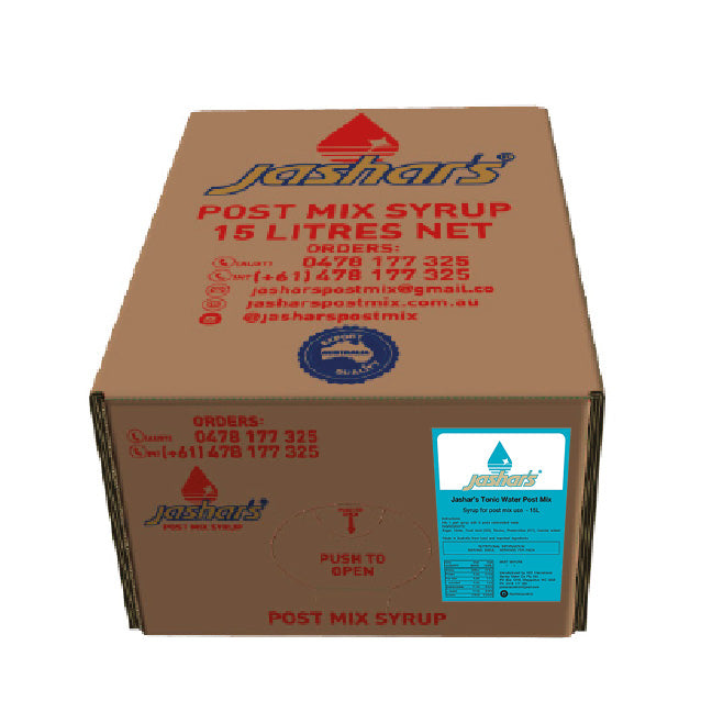Tonic Water Post Mix Syrup – Jashar's Post Mix